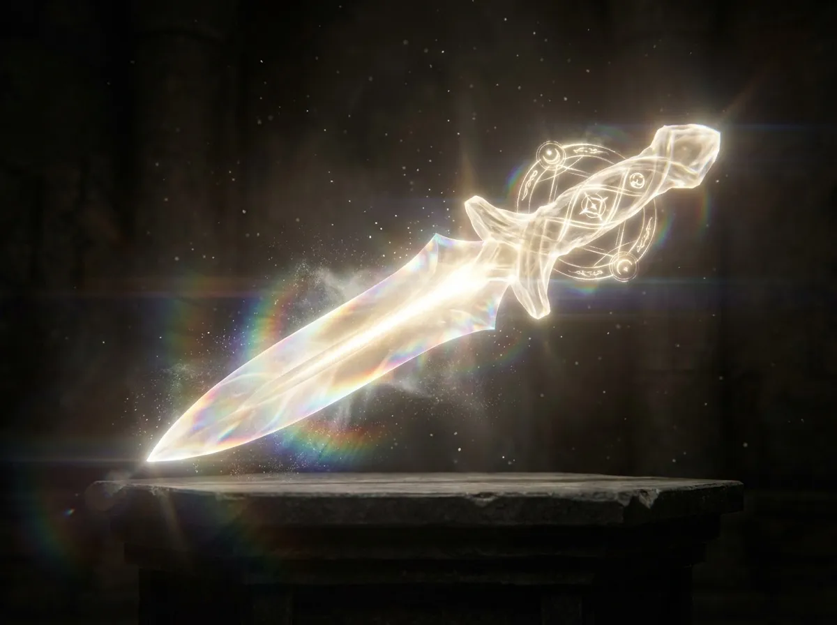 Divinium Shard Dagger • Daggerheart Homebrew • Heart Of Daggers