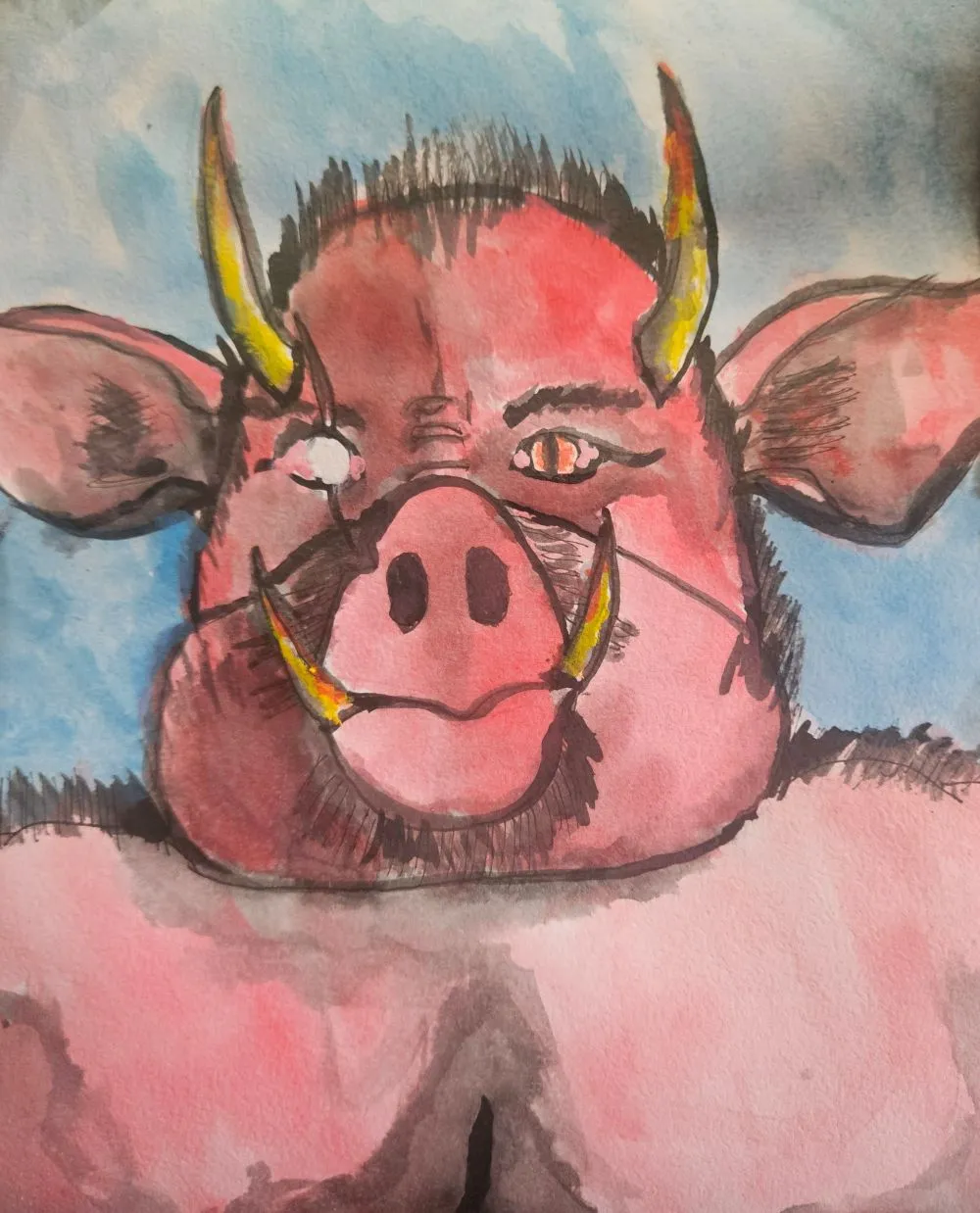 Reformed Pig Demon • Daggerheart Homebrew • Heart Of Daggers
