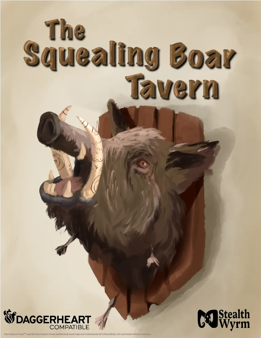 The Squealing Boar Tavern • Daggerheart Compatible Adventure Modules ...